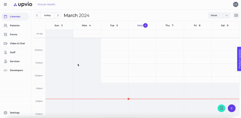 How do I set buffer time in between appointments?